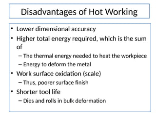 Introduction to Metal Forming Processes – A detailed exploration of key metal forming techniques ...