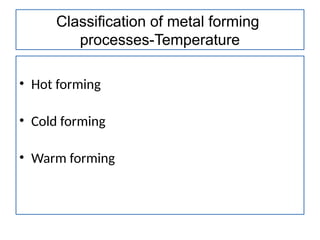 Introduction to Metal Forming Processes – A detailed exploration of key ...