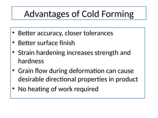 Introduction to Metal Forming Processes – A detailed exploration of key ...