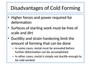 Introduction to Metal Forming Processes – A detailed exploration of key metal forming techniques ...