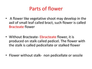 morphology of flowering plants- Flower | PPTX