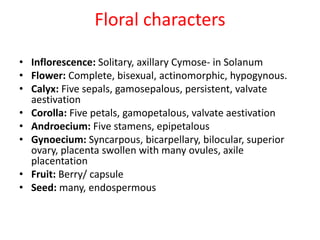Floral Formula Class 11 Biology | PPTX