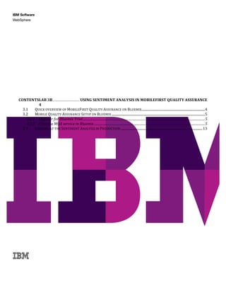IBM MobileFirst Platform Pot Sentiment Analysis v3 | PDF | Cloud Computing | Internet