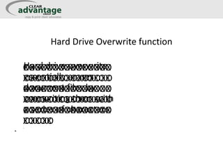 MFP Hard Drive Security | PPT