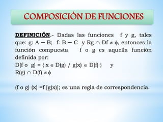 Ppto composicion con funciones | PPTX