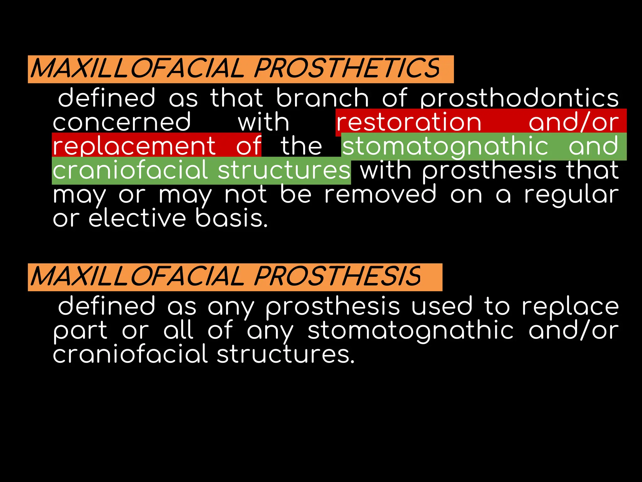 MAXILLOFACIAL PROSTHETIC MATERIALS (MFP MATERIALS) | PPTX