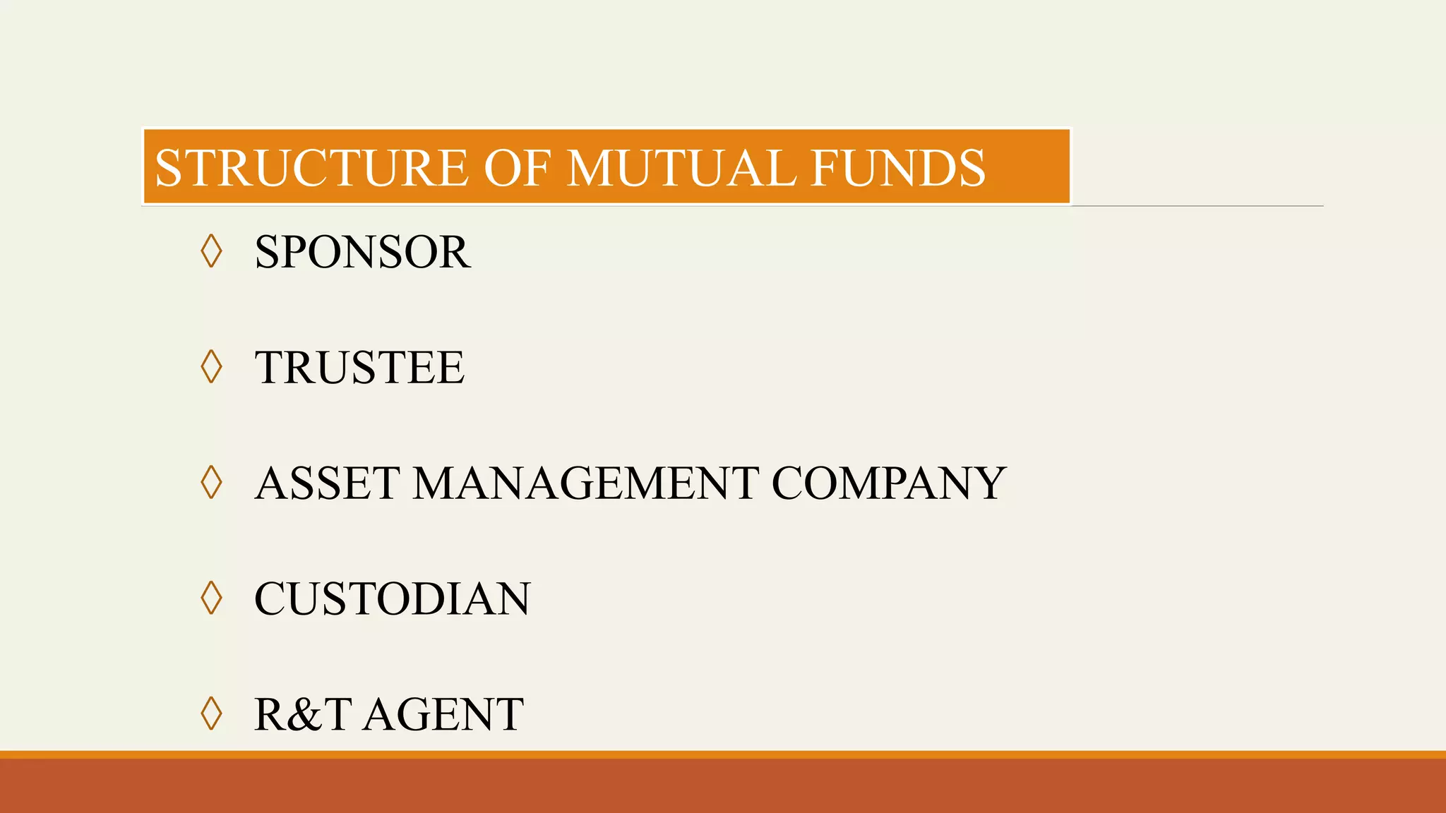 Mutual Funds Classification | PPTX