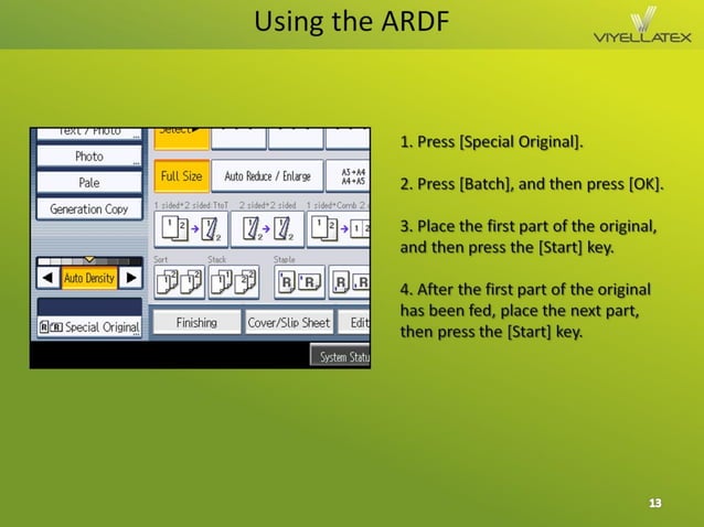 Viyellatex MFP User Guide | PPT