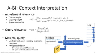 [DOLAP2019] Augmented Business Intelligence | PDF