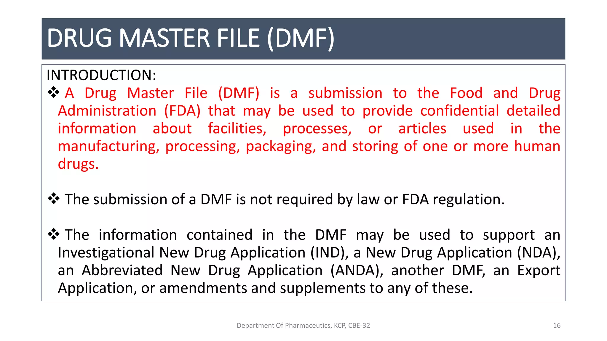 Documentation in Pharmaceutical Industry | PPTX