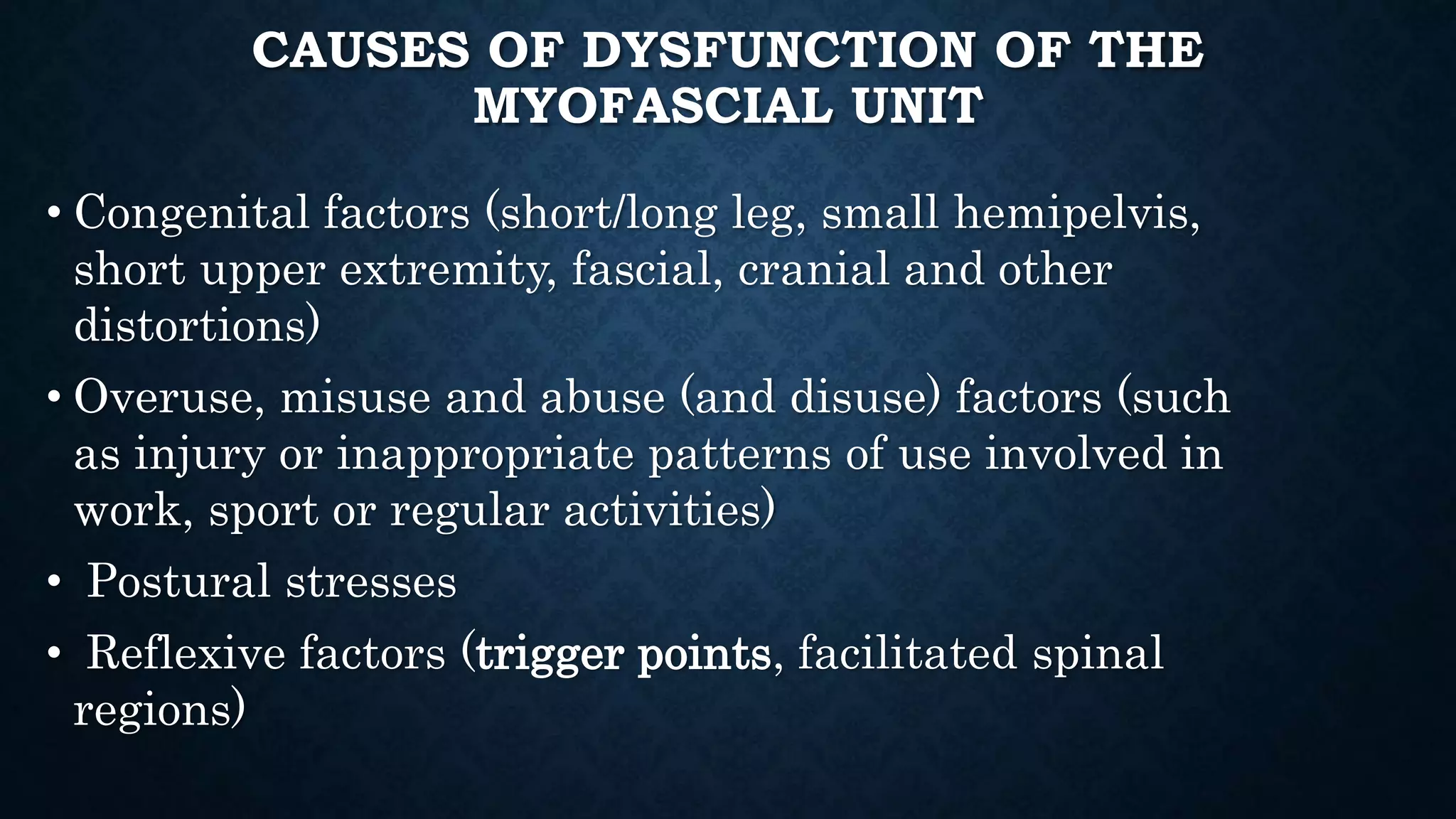 Myofascial release PPT | PPTX