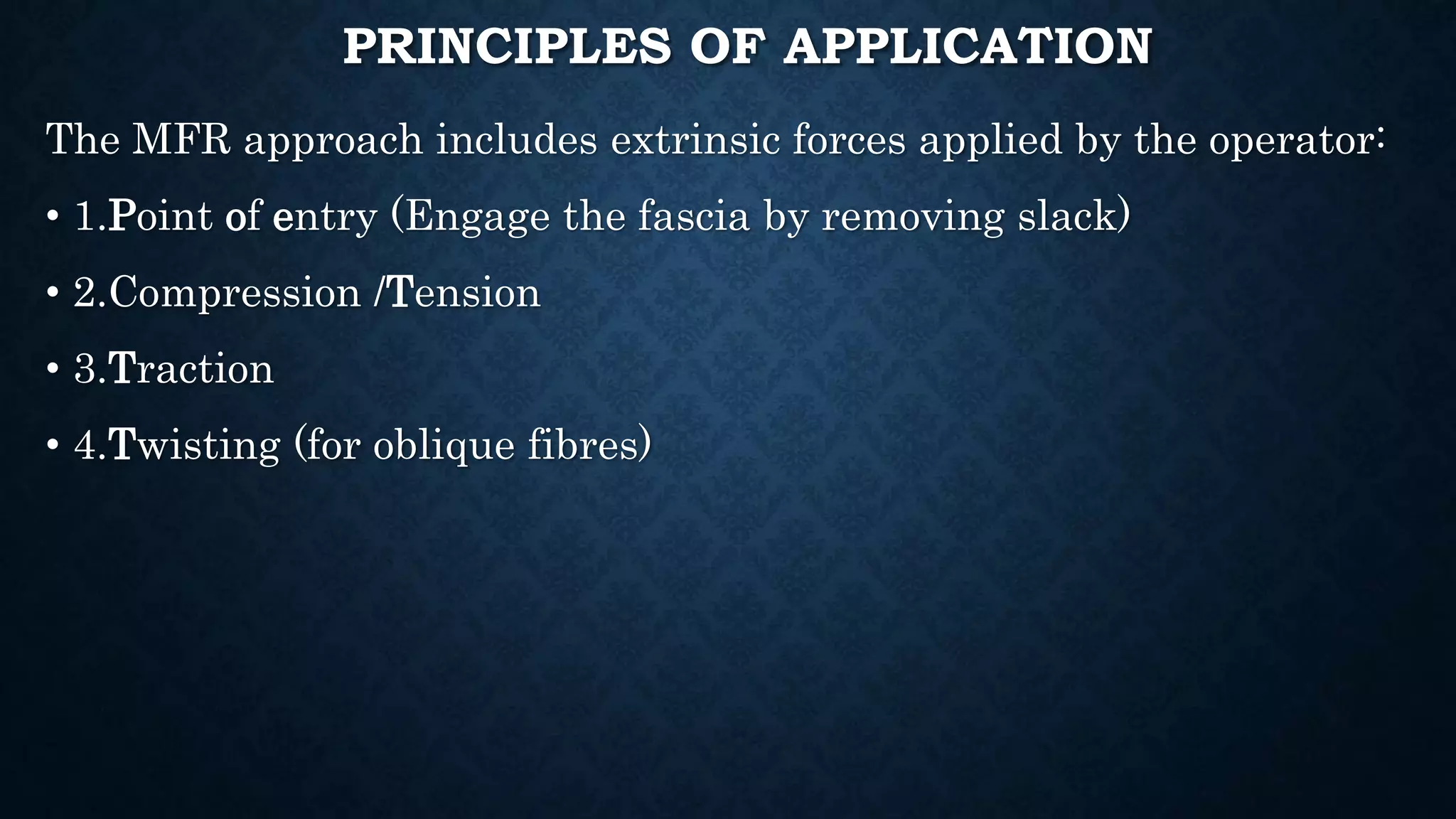 Myofascial release PPT | PPTX