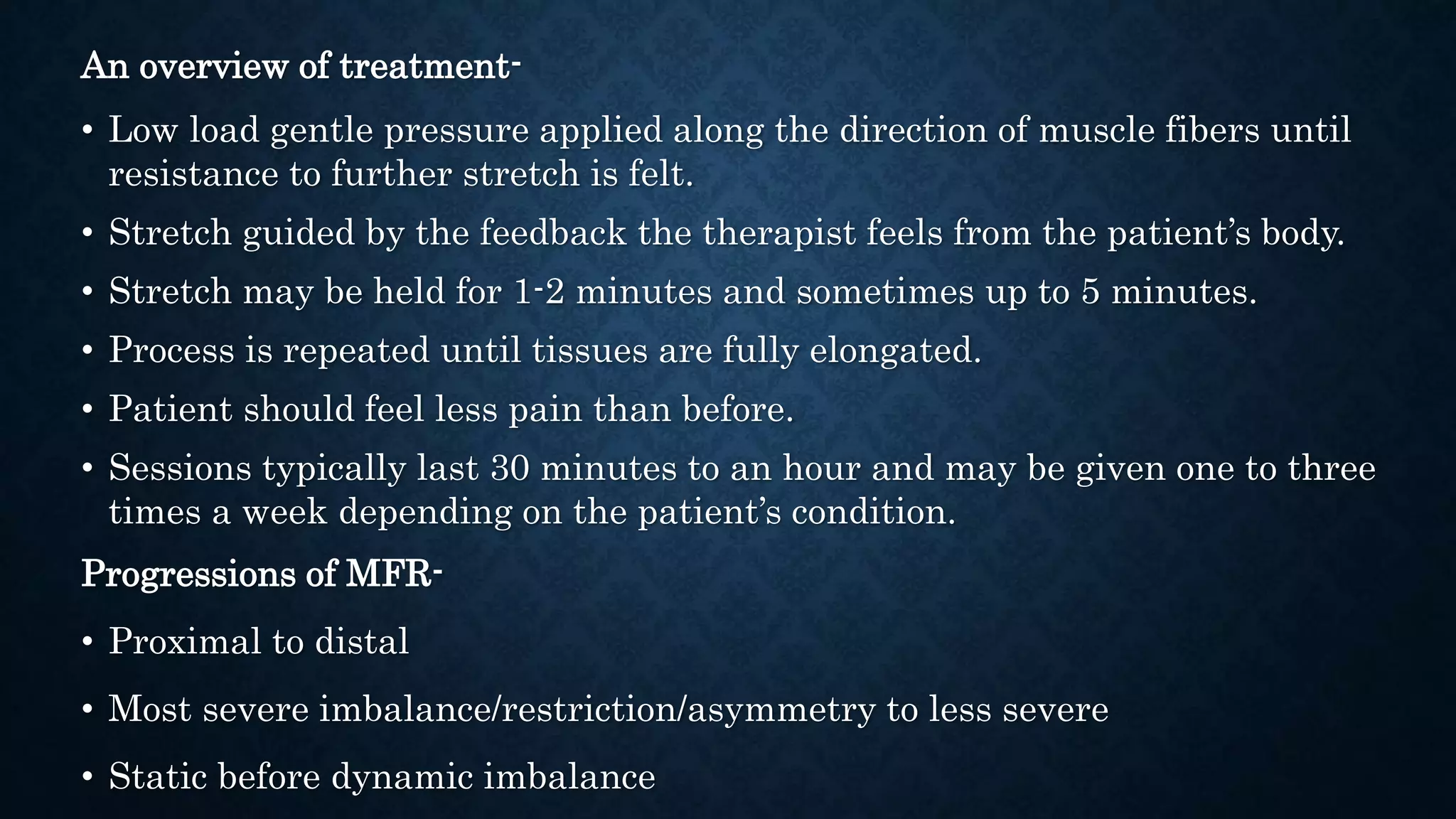 Myofascial release PPT | PPTX