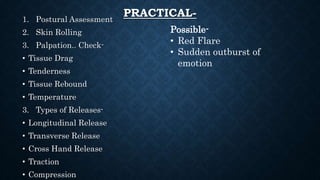 Myofascial release PPT | PPTX