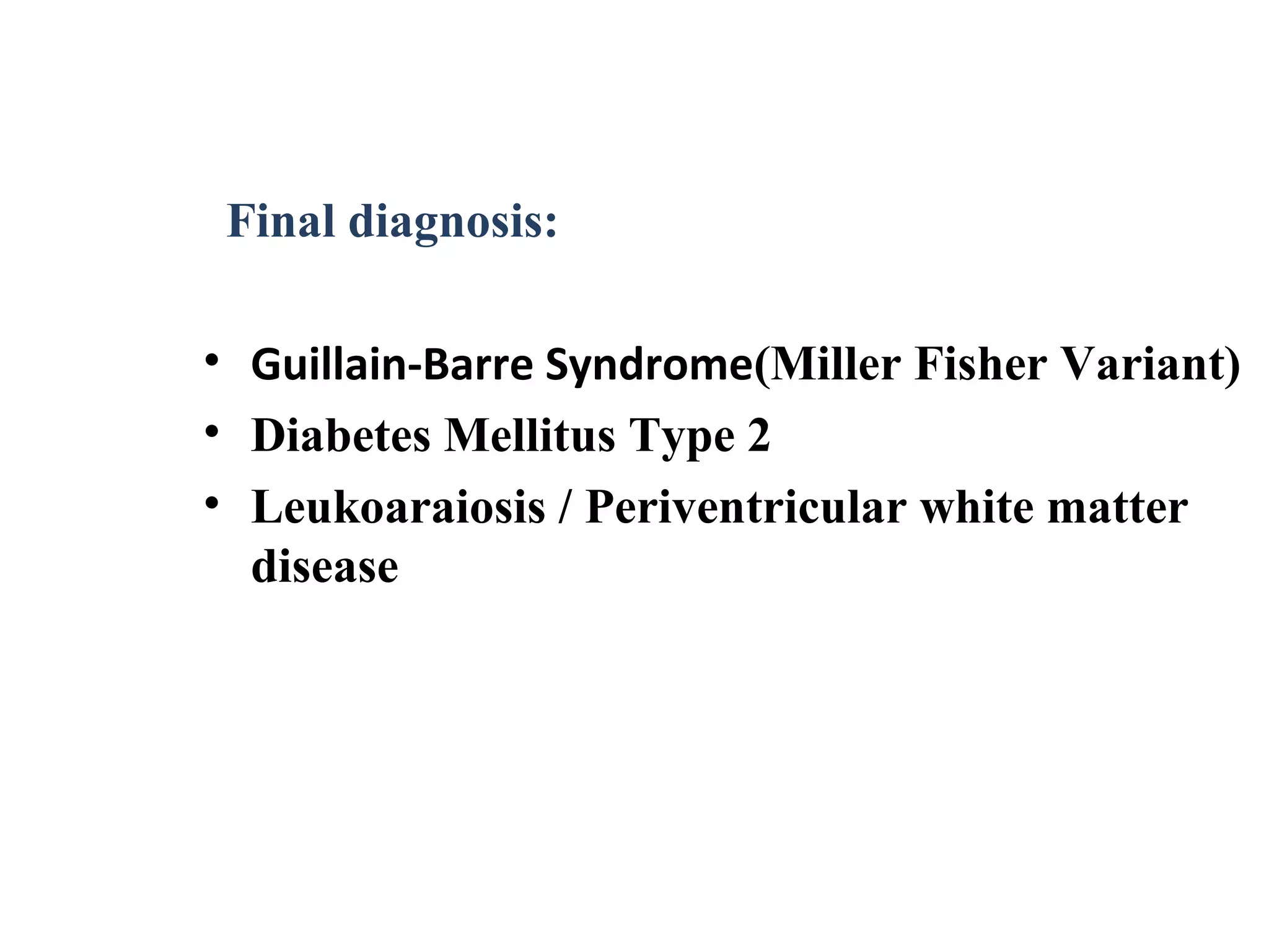 Miller fisher syndrome | PPT