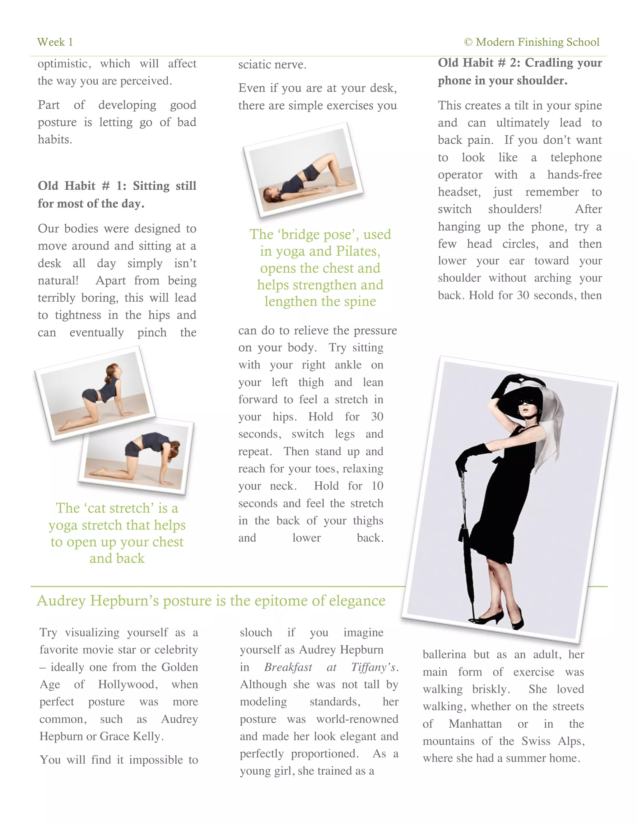 Poise and Posture | PDF