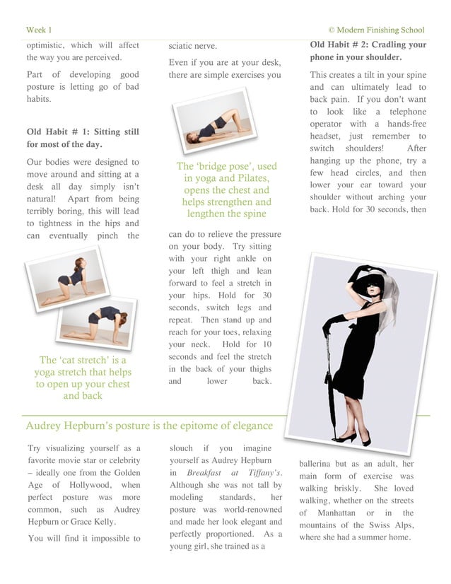 Poise and Posture | PDF