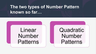 Number Patterns 1 Lesson | PPT