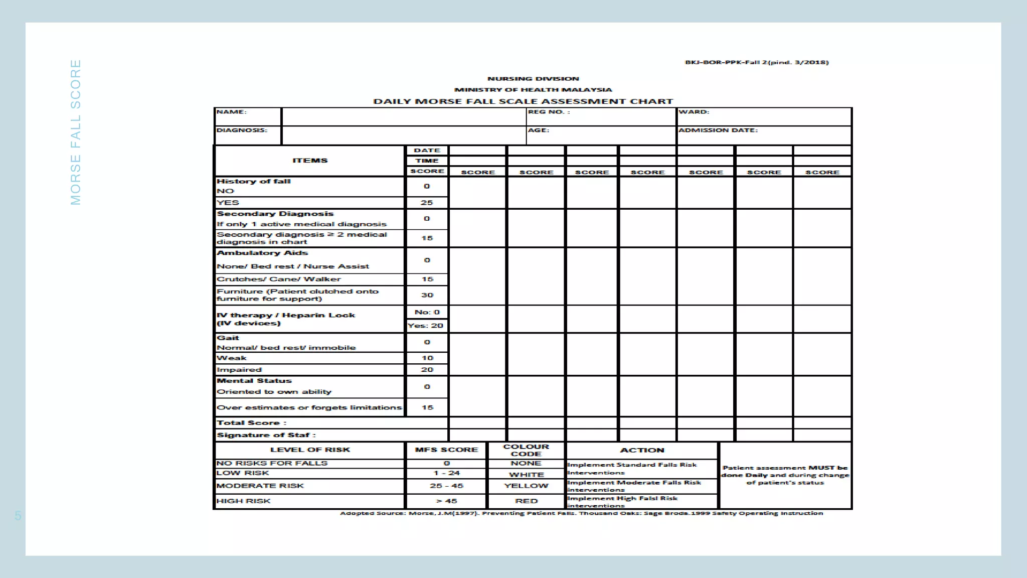 morse fall score.pptx