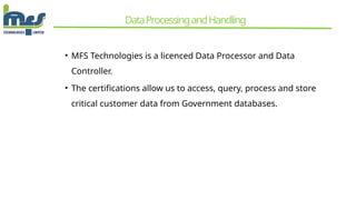 MFS Technologies E-KYC Services Provision in Kenya | PPTX | Internet ...