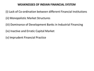 Financial Systems and Markets; Concept, Nature and Scope of Financial ...