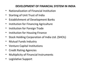 Financial Systems and Markets; Concept, Nature and Scope of Financial ...