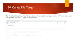 Oracle Managed Files Transfer- Key based authentication | PPTX