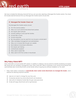 Managed File Transfer White Paper | PDF