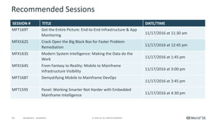 Tech Talk: Mainframe Team Center—Event Management and Automation Sneak ...