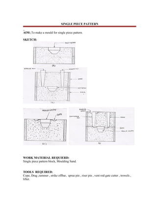 Manufacturing technology lab-1 | DOC