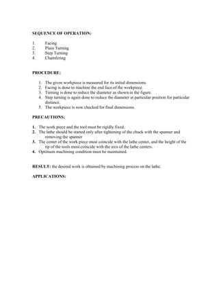 Manufacturing technology lab-1 | DOC