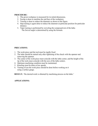 Manufacturing technology lab-1 | DOC