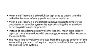 Introduction to Mean Field Theory(MFT).pptx