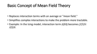 Introduction to Mean Field Theory(MFT).pptx
