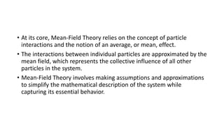 Introduction to Mean Field Theory(MFT).pptx