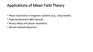 Introduction to Mean Field Theory(MFT).pptx