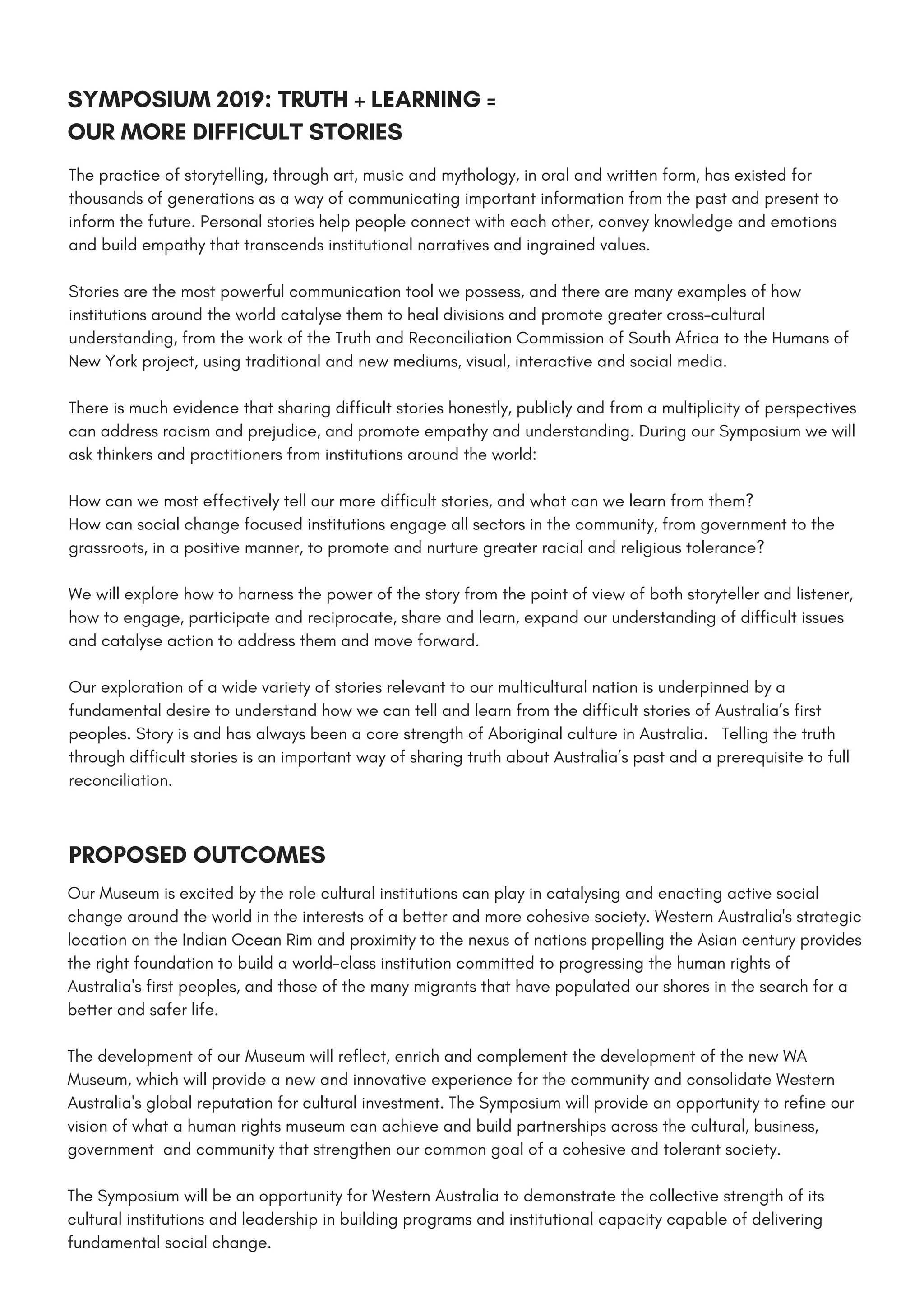 The Touchstones Project - MFTWA | PDF