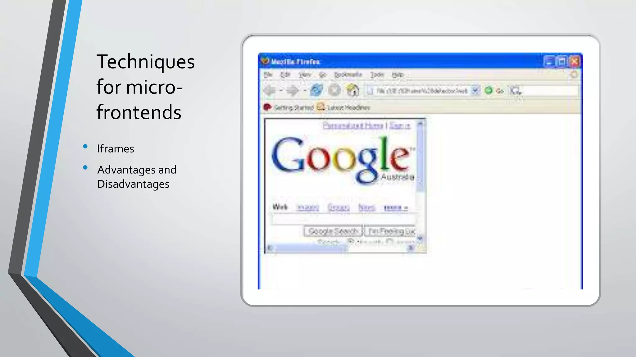 Architecture of Microfrontend using kubernetes | PPT