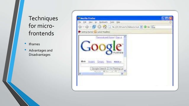 Architecture of Microfrontend using kubernetes | PPT