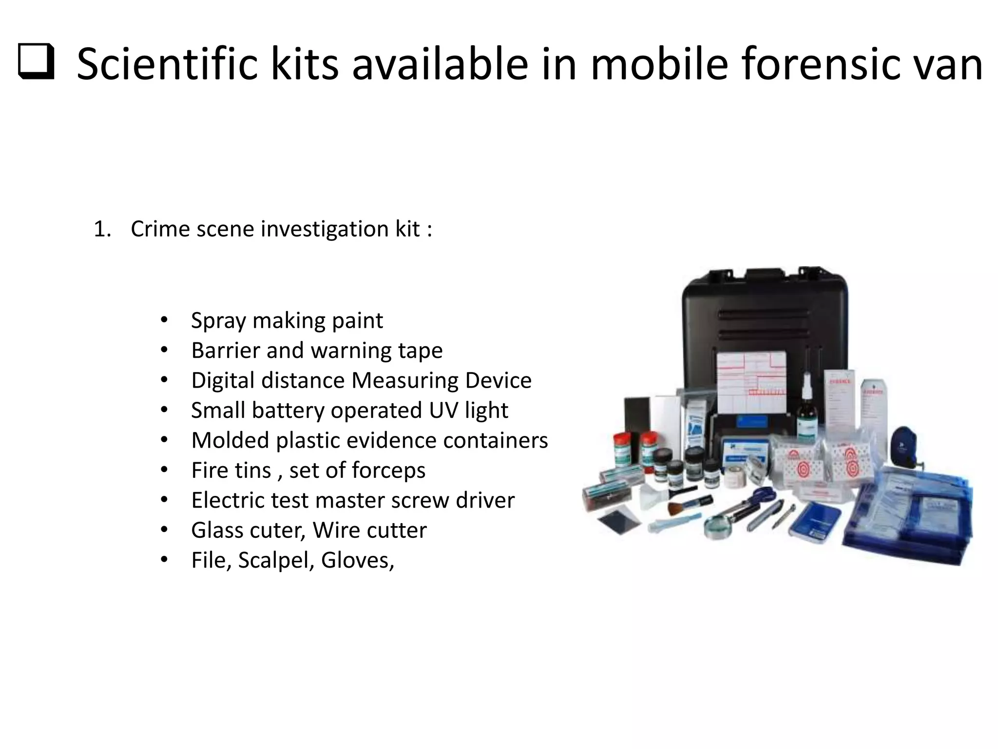 Mobile Forensic Van (MFV) | PPTX