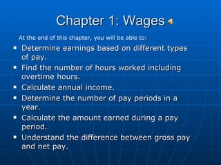 Mfww chapter 1 wages | PPT