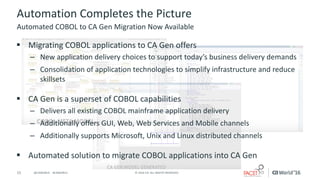 Mainframe Application Modernization for Enterprise Developers | PDF