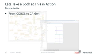 Mainframe Application Modernization for Enterprise Developers | PDF