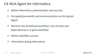 Hands-On Lab: CA Workload Automation Advanced Integrations and Agents | PPT