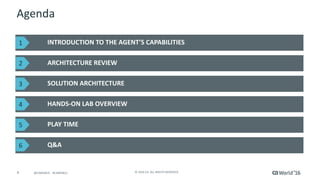 Hands-On Lab: CA Workload Automation Advanced Integrations and Agents | PPT