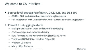 CA InterTest™ : The Answer to Faster Application Development With High ...