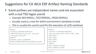 Pre-Con Ed: Best practices for setting up CA Workload Automation ESP Application Procedures | PPT