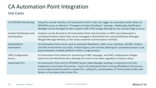 Pre-Con Ed: CA OPS/MVS and the Power of Integration | PPT