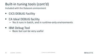 Application Tuning for CA Datacom Environments Part II | PPT