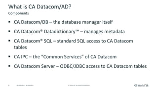 CA Datacom®/AD Installation/Upgrade and Maintenance | PPT